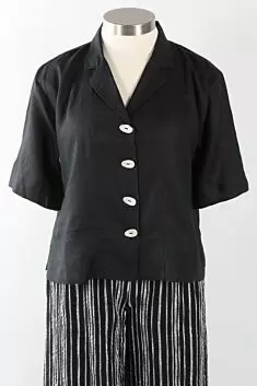 Mixed Tunic - Black & White Mixed Tunic - Black & White